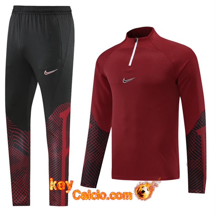 Crea La Tua Numeri Insieme Tuta Calcio Nike Rosso Scuro 2022/2023