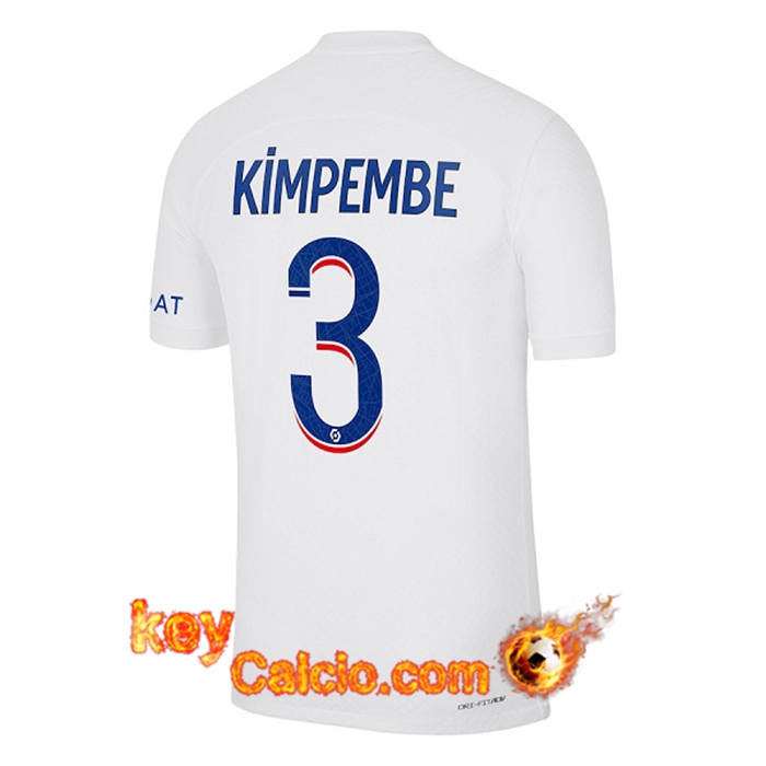 Acquistare Nuova Maglia Calcio PSG (KIMPEMBE #3) 2022/2023 Terza