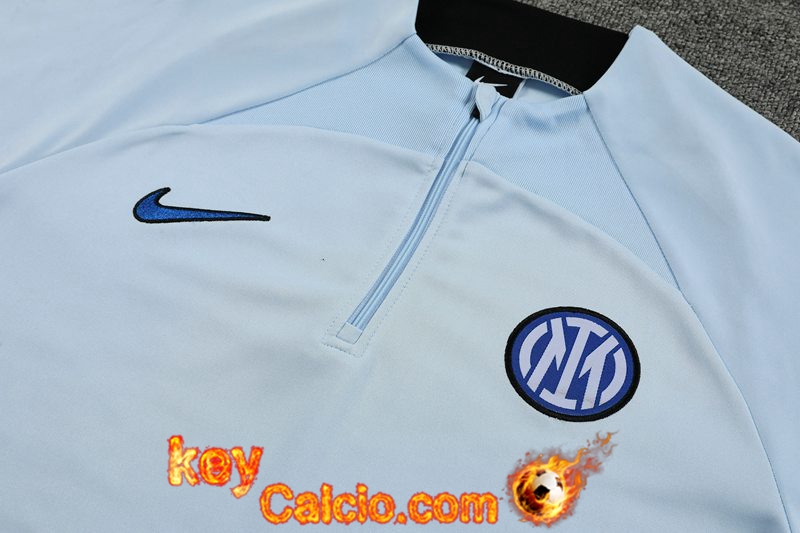 Offerte Nuove Insieme Tuta Calcio Inter Milan Azzurro 2023/2024