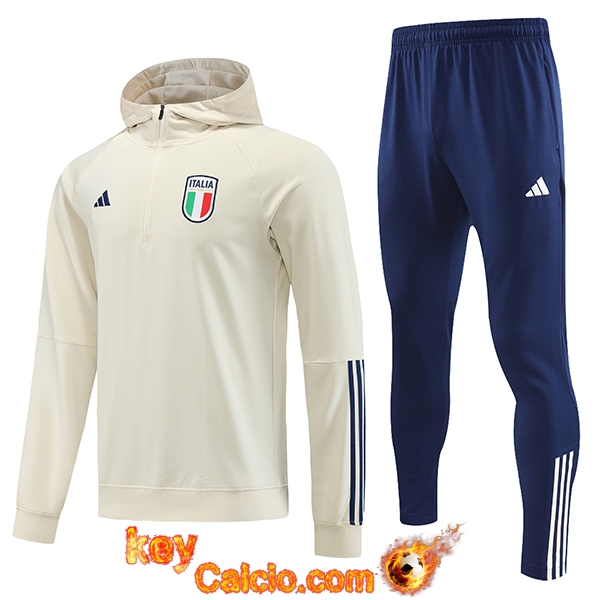 Personalizzazione Nuove Insieme Giacca Con Cappuccio Tuta Italia Bianco ...